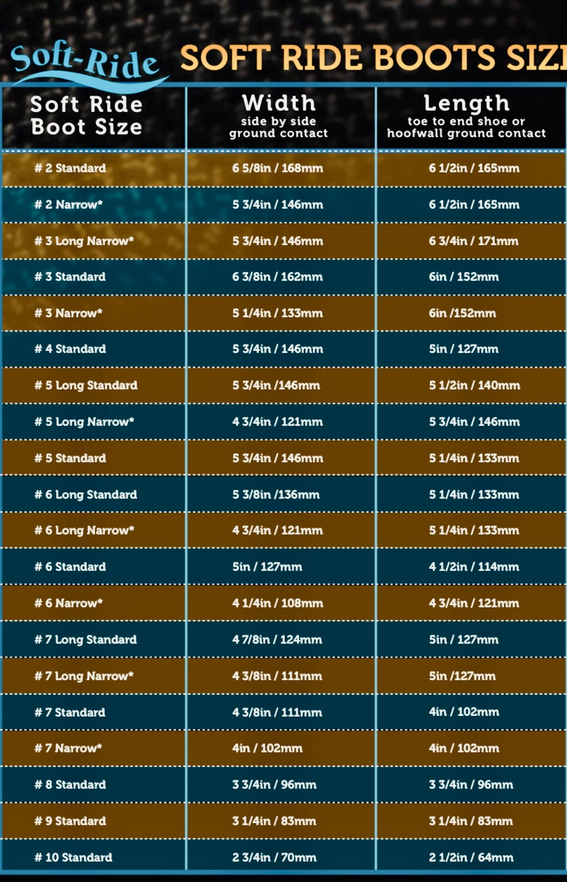 Soft-Ride Boots - per pair - Canadian Forge & Farrier