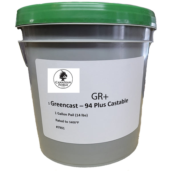 Greencast 94 GR+ Castable 3400°F Flux Resistant Dense Castable ...
