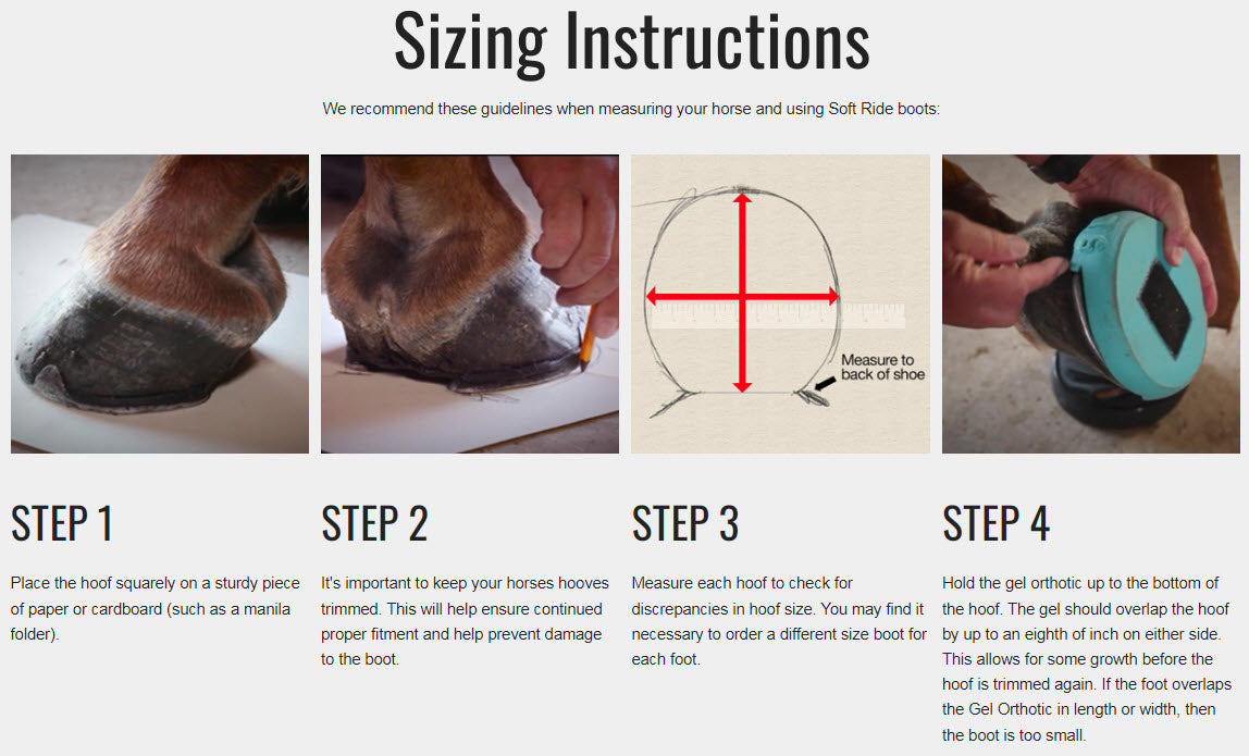 Soft-Ride Boots - per pair - Canadian Forge & Farrier