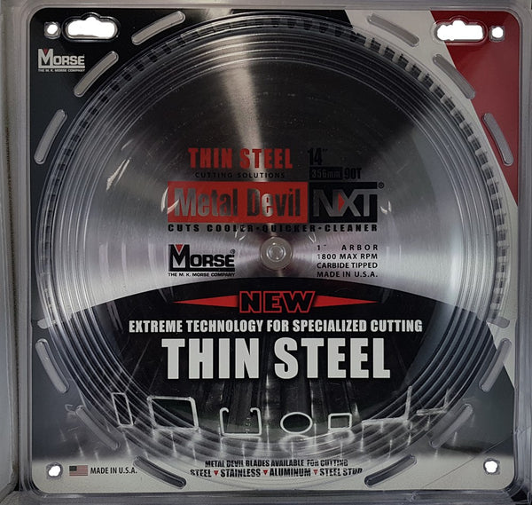 Steel /Metal Carbide Cut Off Saw Blade /Wheel - 14" Devil NXT Thin ...