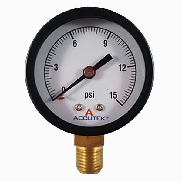 Pressure Gauge Dry Face - 2" (0-15 PSI) - Canadian Forge & Farrier