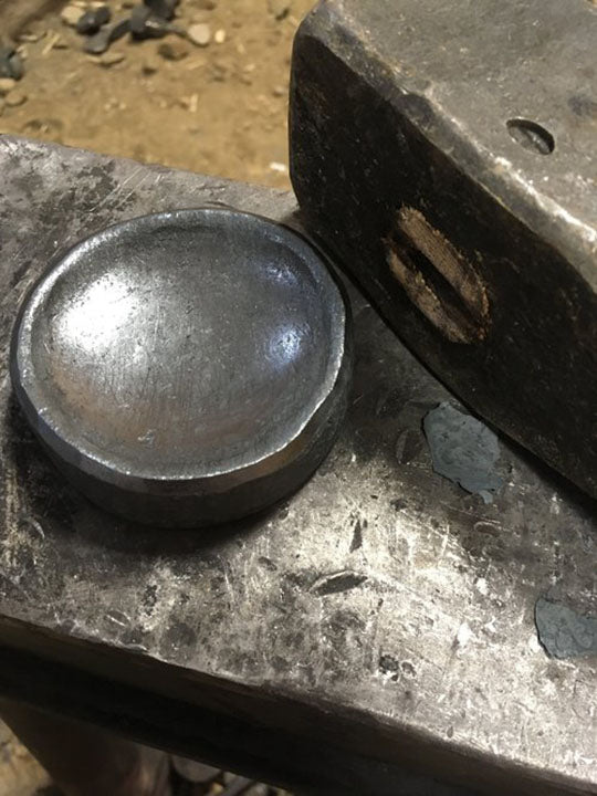 Ethan Harty Cupping Hardy Tool - Canadian Forge & Farrier
