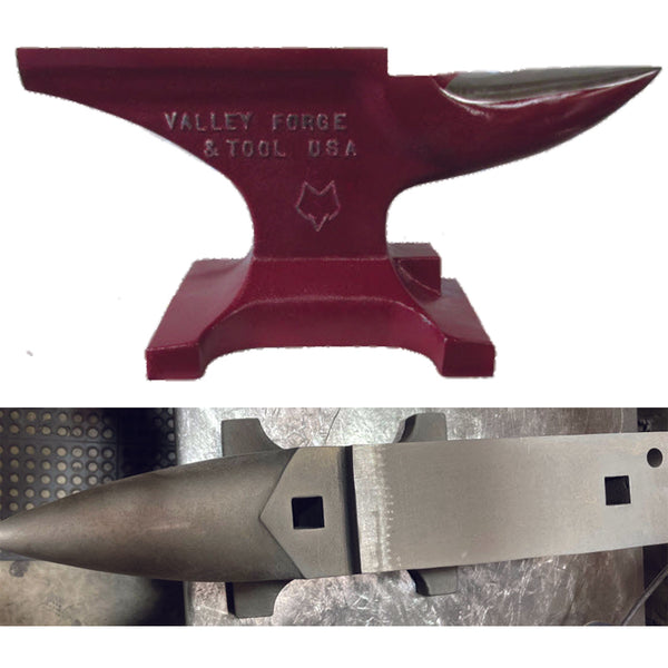 130 lb Valley Forge Anvil by JHM - Canadian Forge & Farrier